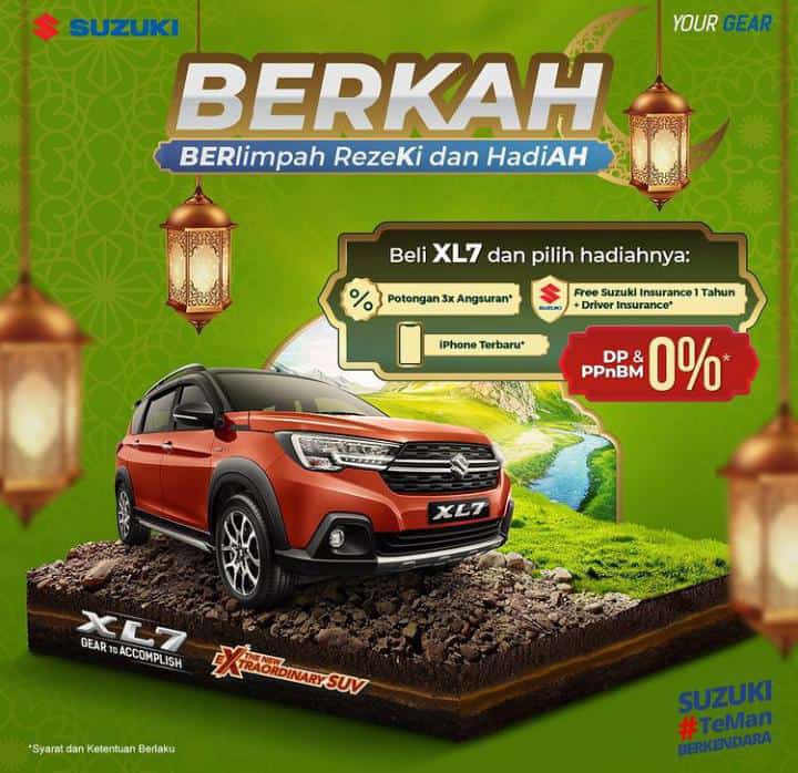 Promo Ramadhan Suzuki 2021 - Suzuki XL7 - GRATIS angsuran 3 bulan