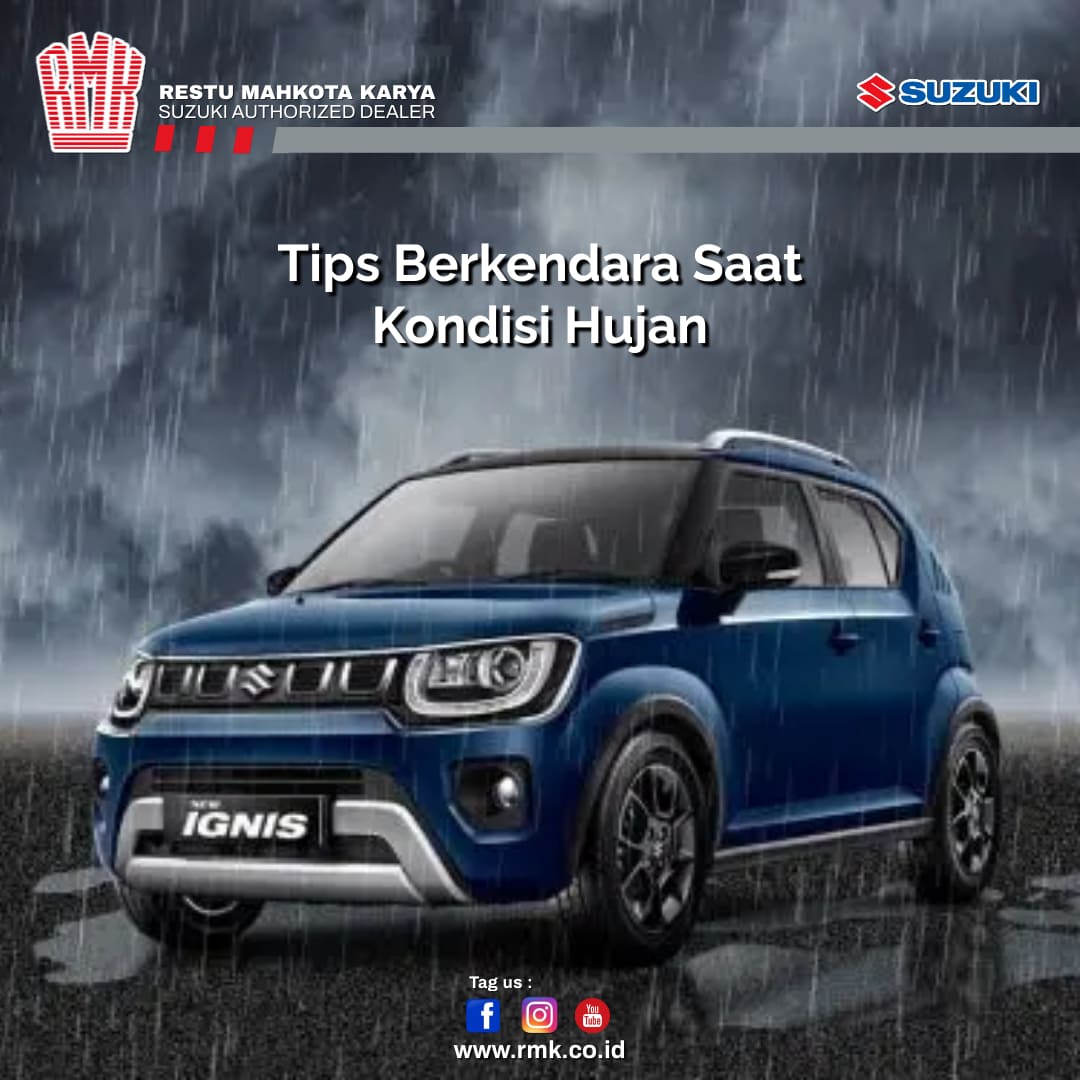 Berkendara Saat Kondisi Hujan, Ini Tips Agar Aman - Suzuki RMK