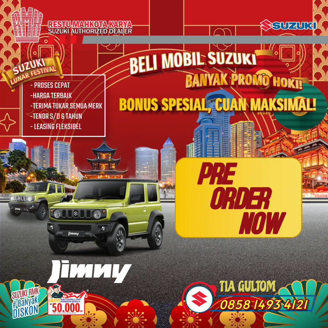 PROMO SPESIAL IIMS 2024 - ORDER JIMNY 5 DOOR - PT. Restu Mahkota Karya ...